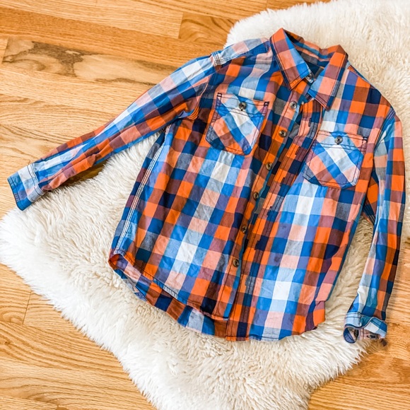 Cherokee | Shirts & Tops | Cherokee Kids Plaid Buttonup Shirt | Poshmark